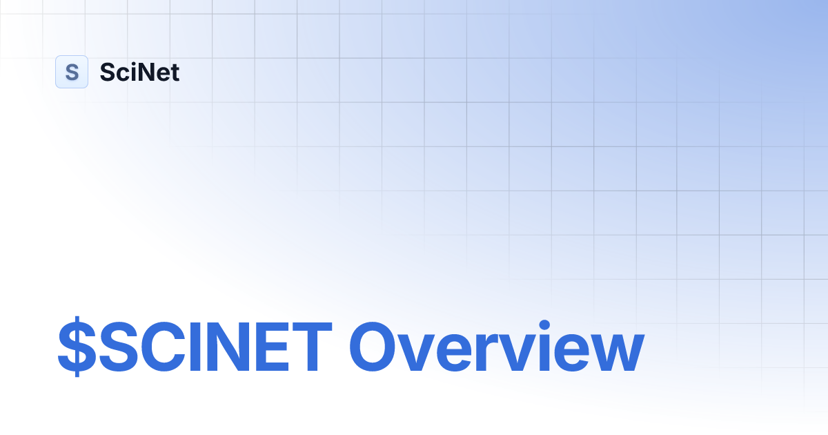 $SCINET Overview | SciNet